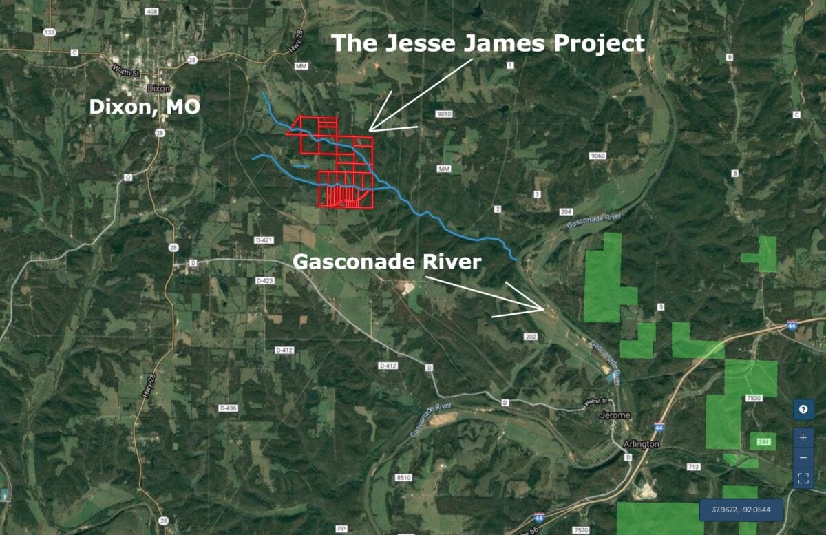 21 acres at The Jesse James Project - Tracts 17 & J - ID#JJ17J ...