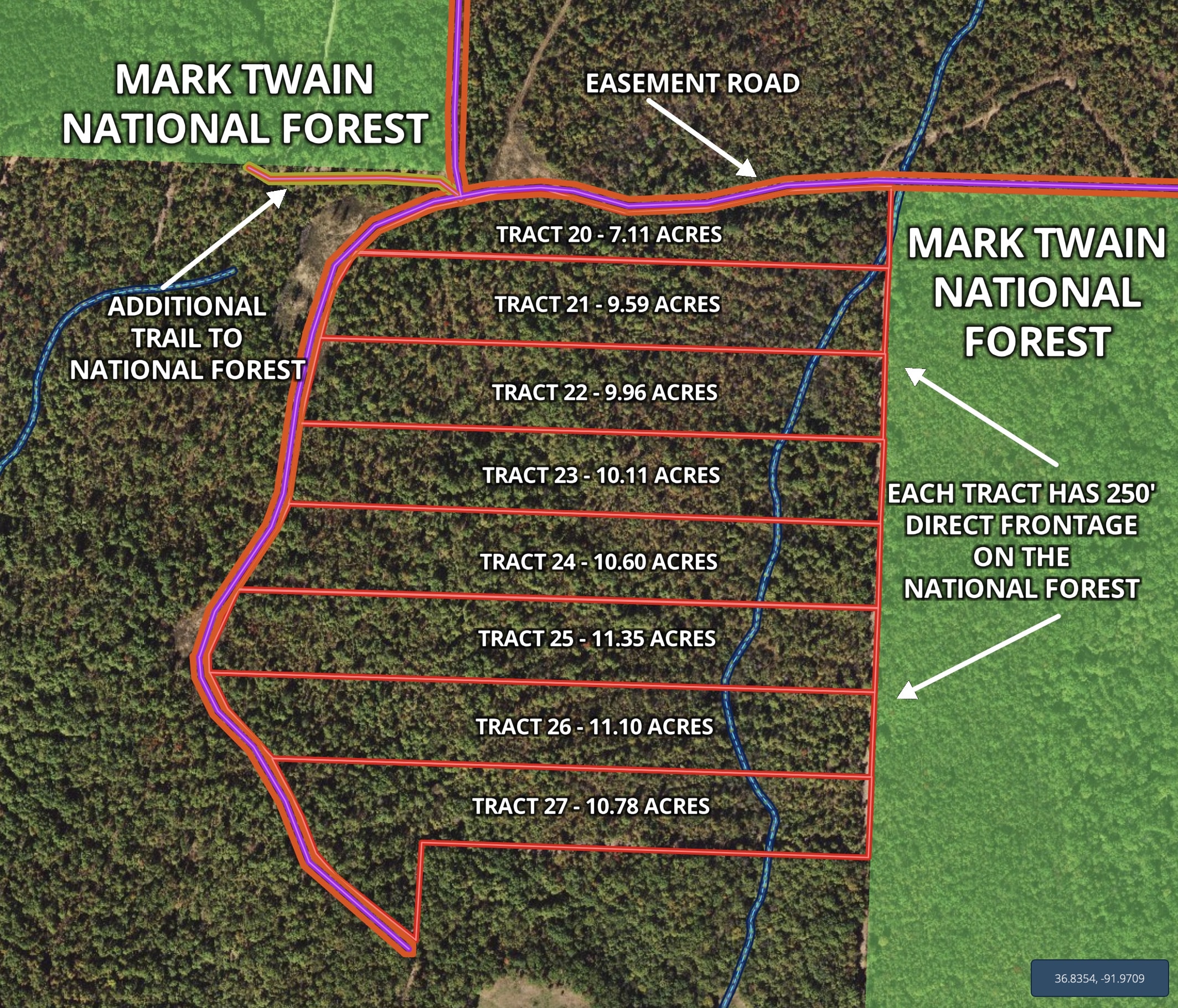 Tract 20 at The Devil's Backbone Project - 7.11 acres ON the National ...